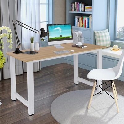 Inbox Zero Modern Style Computer Desk Laptop Study Table Office Desk ...