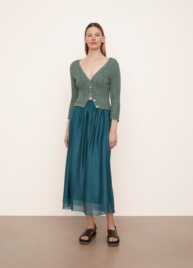 Vince Marled Crochet Cardigan - ShopStyle