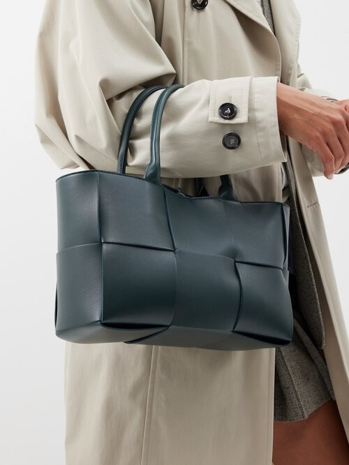 Bottega Veneta Arco Small Intrecciato-leather Tote Bag - ShopStyle