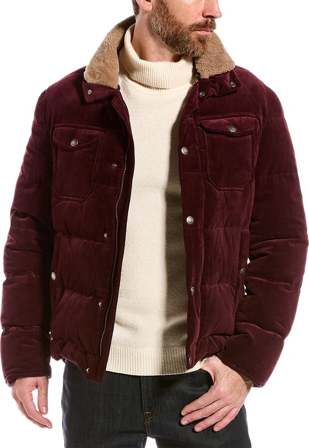 Brunello Cucinelli Corduroy Down Jacket - ShopStyle Outerwear