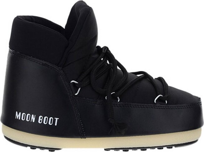 Moon Boot Logo Printed Round Toe Boots - ShopStyle