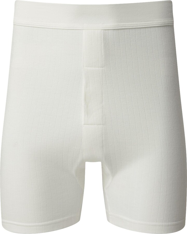 Vedoneire Mens Thermal Boxers (1882) Cream White 3XL - ShopStyle