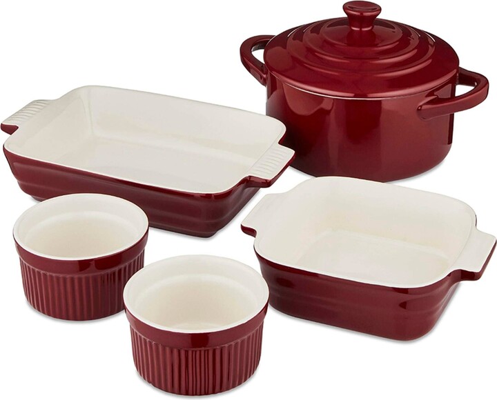 Barbary & Oak Ceramic Ovenware Gift Set Red - ShopStyle Countertop Storage