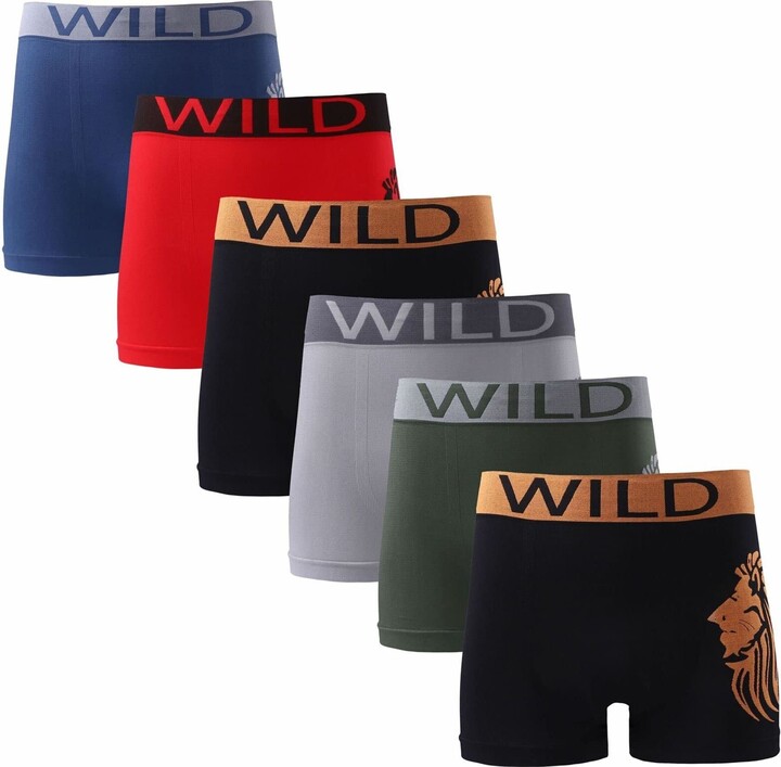 KOLLACHE Boxer Shorts Men Seamless Lightweight Comfortable Mens Boxer ...