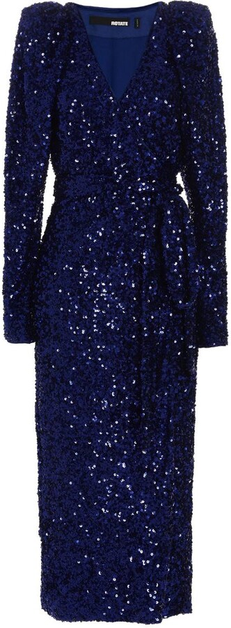 Rotate by Birger Christensen Sequin maxi dress - ShopStyle