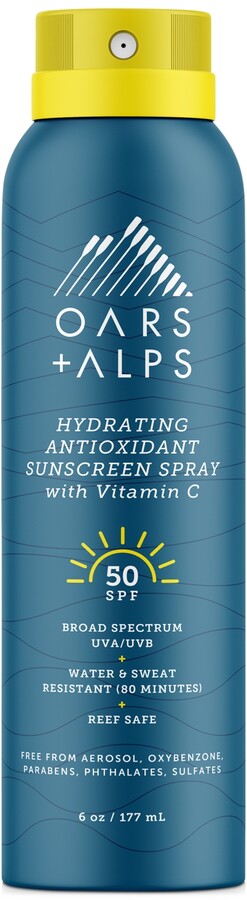 Oars + Alps Hydrating Antioxidant Sunscreen Spray Spf 50, 6-oz. - ShopStyle