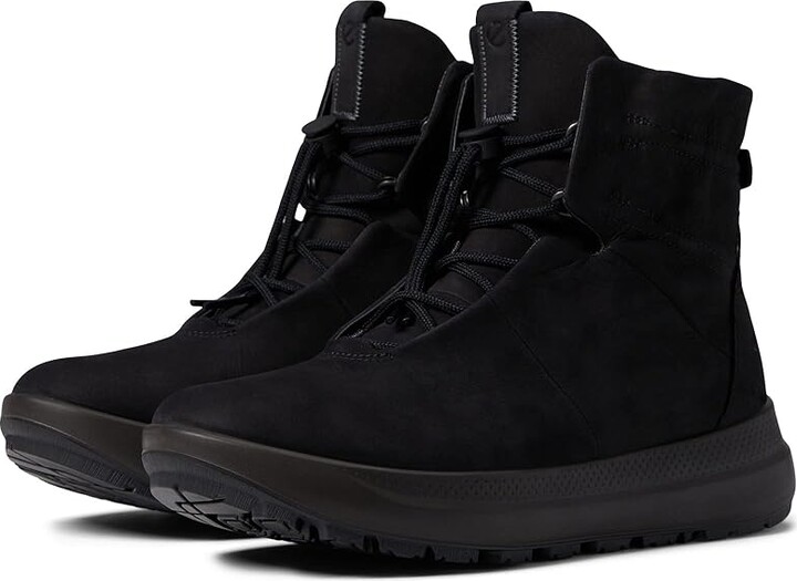 ECCO Sport Solice Mid-Cut GORE-TEX(r) Boot (Black) Women's Boots ...