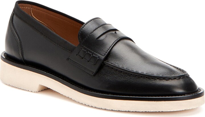 Aquatalia Karissa Leather Loafer - ShopStyle Flats
