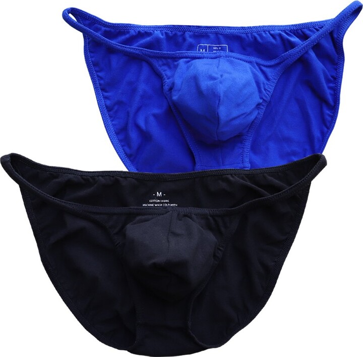 Muscle Alive Men Briefs Soft Bulge Bikini Sexy Thong Trunks Fashion ...