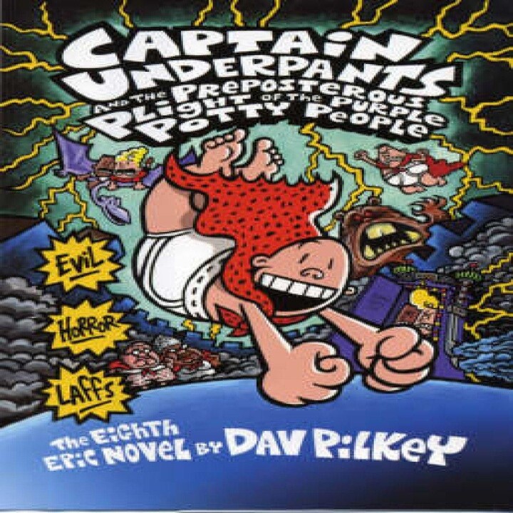 Dav Pilkey Captain Underpants and the Preposterous Plight of the Purple ...