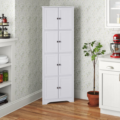 Lark Manor Arunya Corner Kitchen Pantry Storage Cabinet - ShopStyle ...