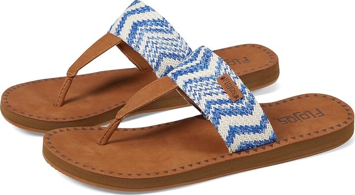 Flojos Grace (Blue Raffia) Women's Sandals - ShopStyle