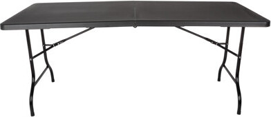 Everyday Home 70.8" Folding Table Set - 2 Piece Lightweight Portable ...