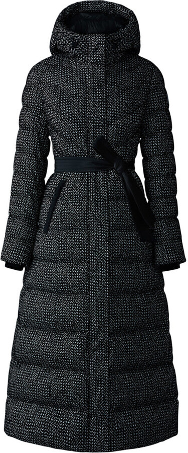 Mackage Calina-flp Flocked Down Maxi Coat - ShopStyle