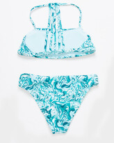 Full Tilt Straight Bralette Girls Bikini Set - ShopStyle