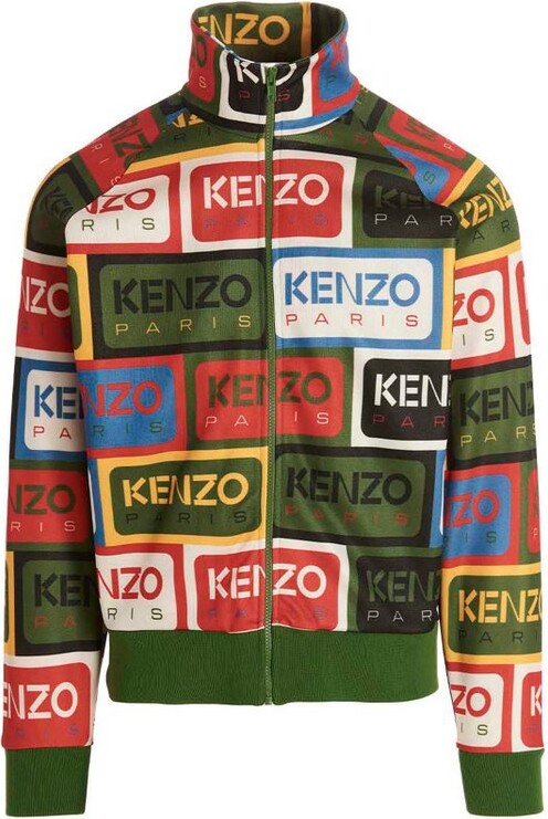 Kenzo Logo Label Track Jacket - ShopStyle