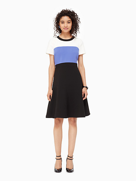 Kate Spade Colorblock Crepe Flip Dress - ShopStyle