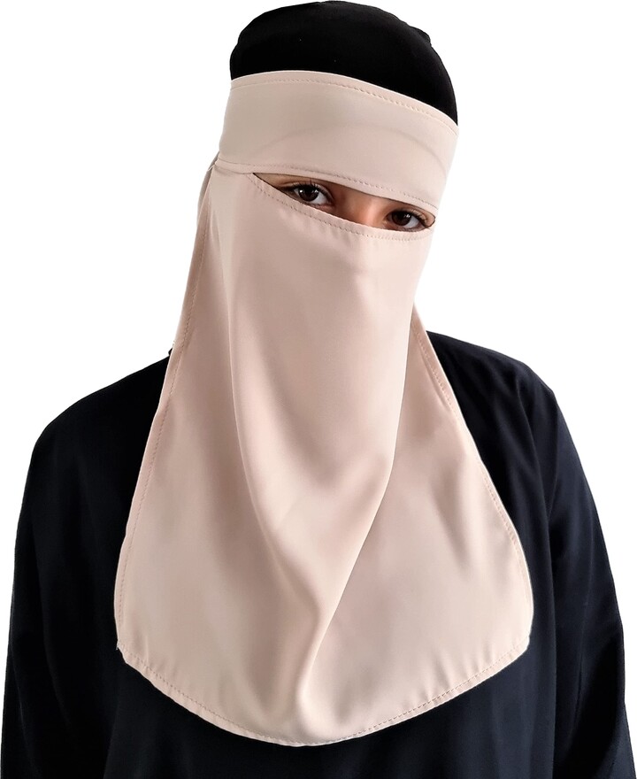Yaqeen Hijab Niqab Face Veil Jilbab Abaya Khimar Headscarf One Piece ...