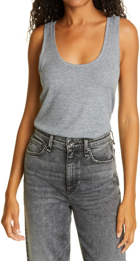 Rag & Bone The Ribbed Tank - ShopStyle Tops