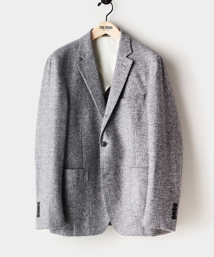 Todd Snyder Italian Wool Boucle Sport Coat in Light Grey - ShopStyle