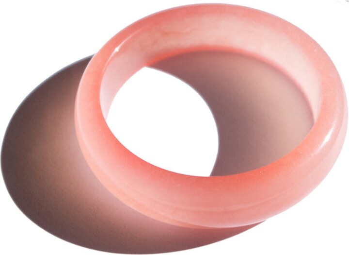 Seree Women's Pink / Purple Blush Pink Jade Stone Bangle - ShopStyle ...