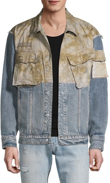 Hudson Mixed-Media Denim Jacket - ShopStyle