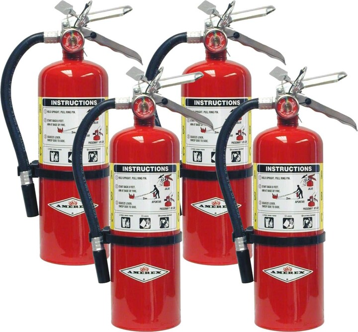 Amerex B402, 5lb Abc Dry Chemical Fire Extinguisher with Aluminum Valve ...
