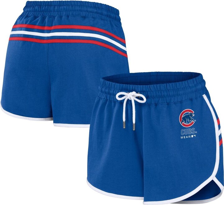 Women's Wear by Erin Andrews Royal Chicago Cubs Logo Shorts - ShopStyle