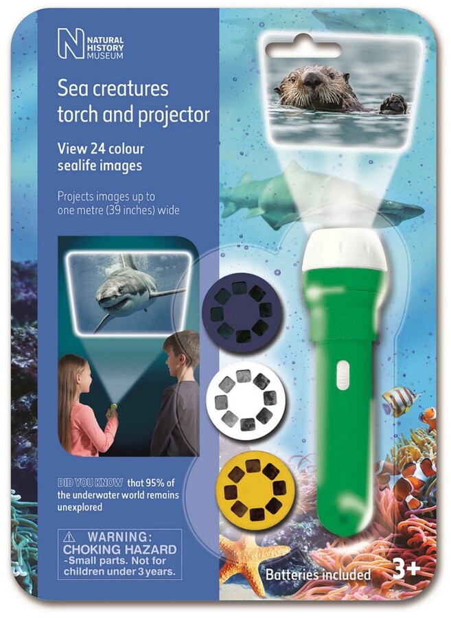 Redbox Natural History Museum Sea Creatures Flashlight and Projector ...