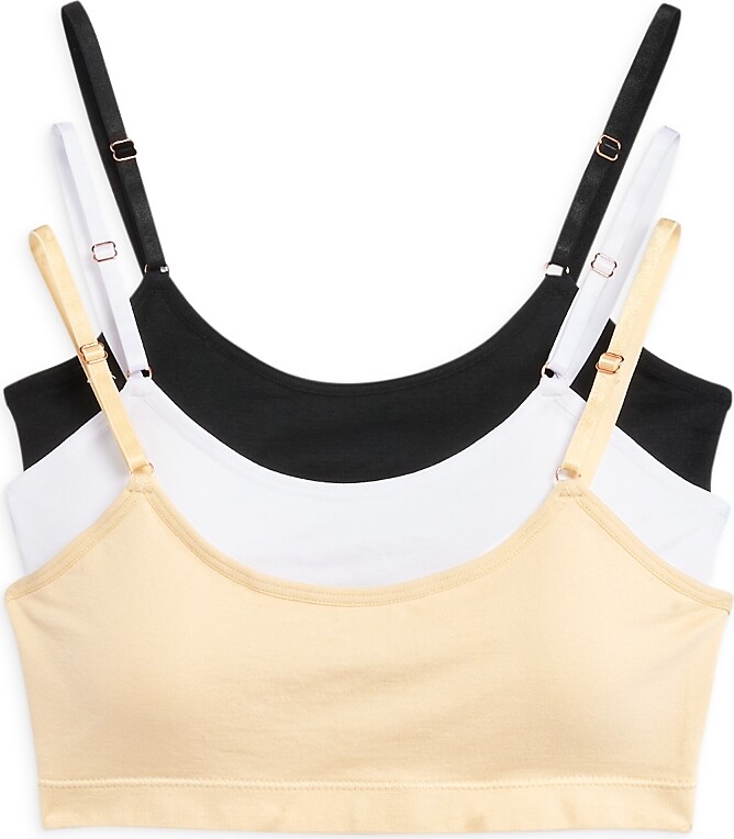 KatieJnyc Girls' Tween Seamless Cami Bralette, 3 Pack - Big Kid - ShopStyle