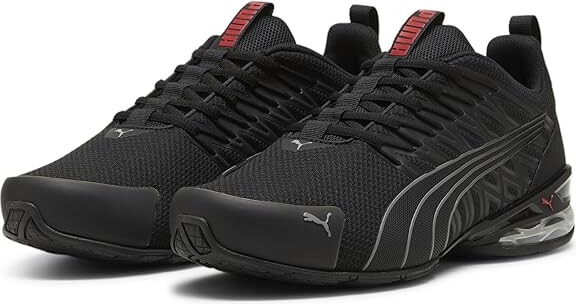 Puma Voltaic Evo Black/Stormy Slate/For All Time Red) Men's Shoes ...