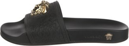 Versace Rubber Slides - ShopStyle