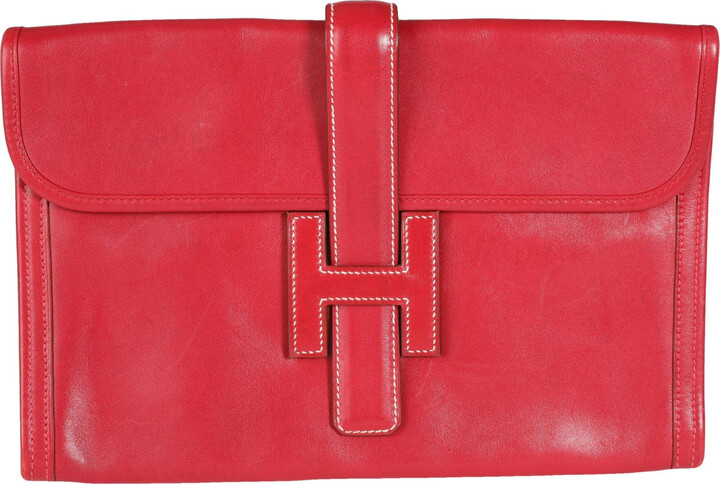 Hermes Leather handbag - ShopStyle Shoulder Bags