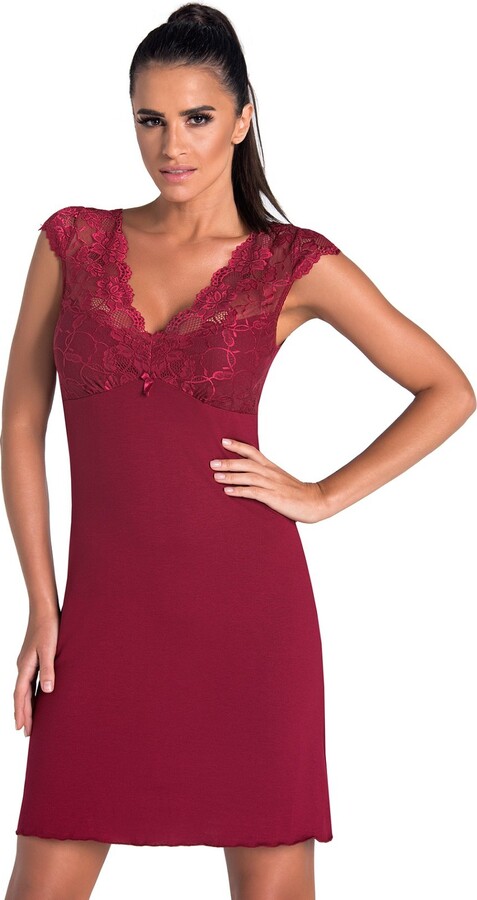 Donna Elegant and very high-quality nightgown/negligee/sleep shirt ...