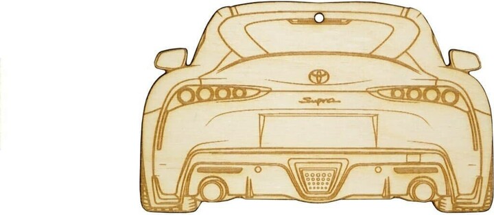 Etsy Laser-Engraved Wood Ornament, Style Toyota Supra Mk5 Enthusiasts ...