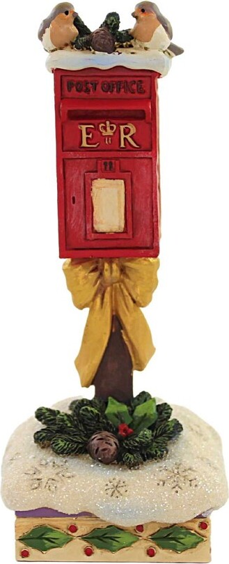 Jim Shore 6.0" Merry Mail Robins Post Box - Decorative Figurines ...