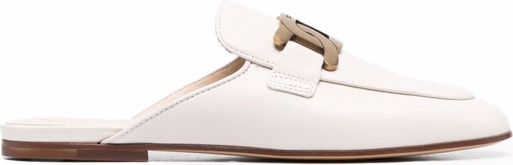 Tod's Sabot Loafer Mules - ShopStyle