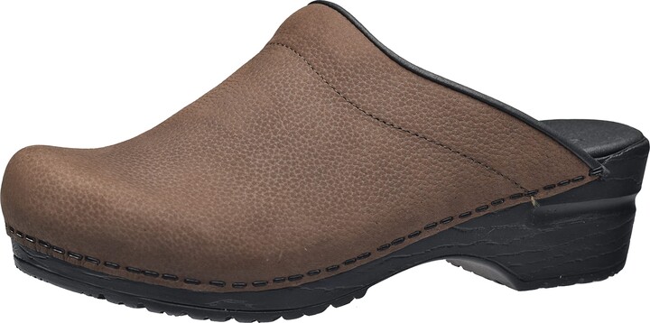 Sanita | Sonja Textured Mule Clog | Original Handmade Flexible Leather ...