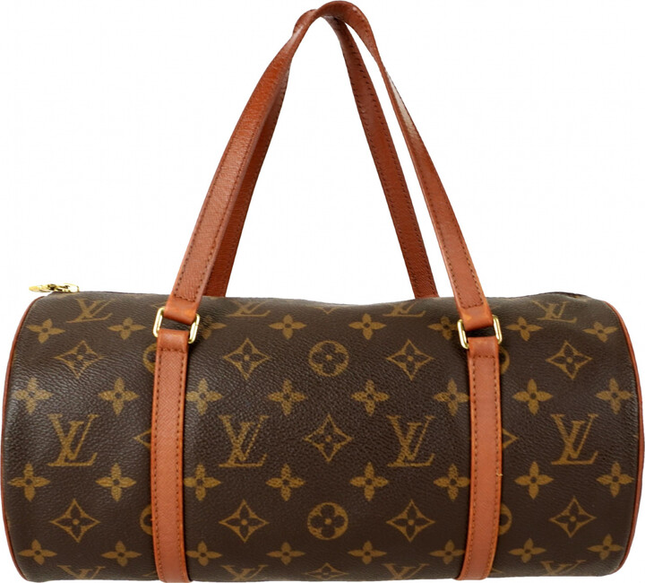 Louis Vuitton Papillon leather handbag - ShopStyle Tote Bags
