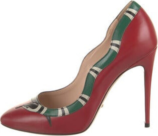 Gucci Leather Pumps - ShopStyle