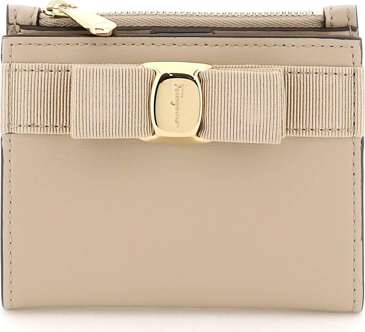 Ferragamo Vara Bow Compact Wallet - ShopStyle