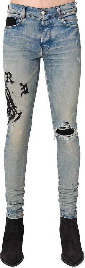 Amiri Wes Lang x Reaper Logo Jeans - ShopStyle