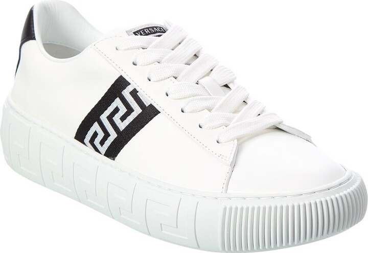Versace Greca Leather Sneaker - ShopStyle