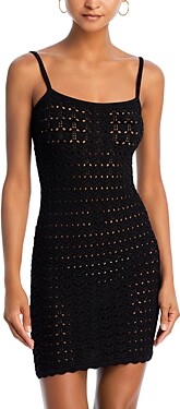 Aqua x Liat Baruch Sleeveless Crochet Mini Dress - 100% Exclusive ...