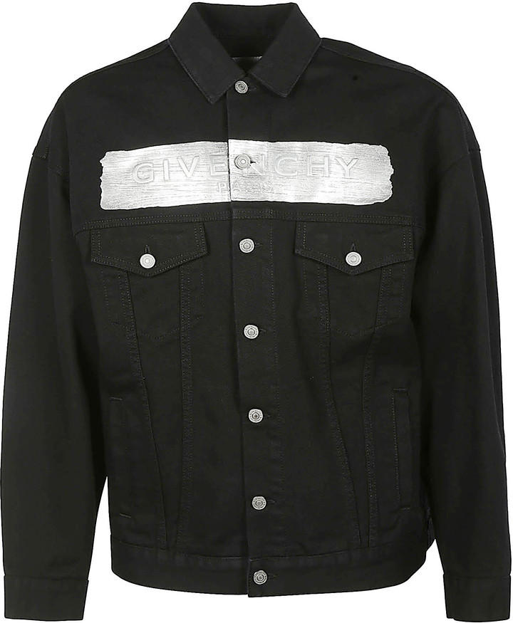Givenchy Logo Denim Jacket - ShopStyle