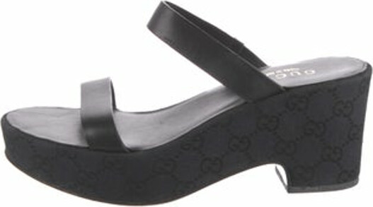 Gucci GG Signature Slides - ShopStyle