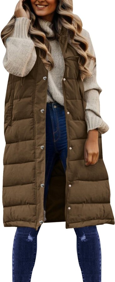 JokeLomple Women's Gilet Winter - Cozy Gilets Ladies Gilets Jacket ...