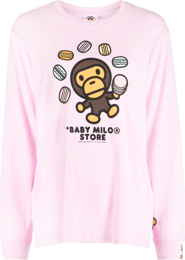 *BABY MILO® STORE BY *A BATHING APE® Baby Milo cotton jersey sweatshirt ...