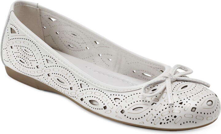 Earth Women's Josie Laser Cut Casual Ballet Slip-On Flats - ShopStyle