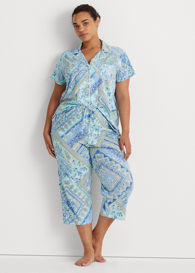 Ralph Lauren Patchwork Capri Sleep Set - ShopStyle Plus Pants